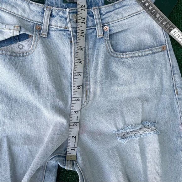 wild fable | Jeans | Wild Fable Light Blue Distressed Highest Rise Baggy Jeans Size 24r | Poshmark